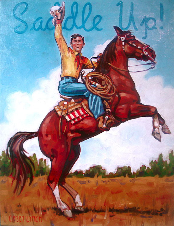 saddle up painting - Pee-wee's blog