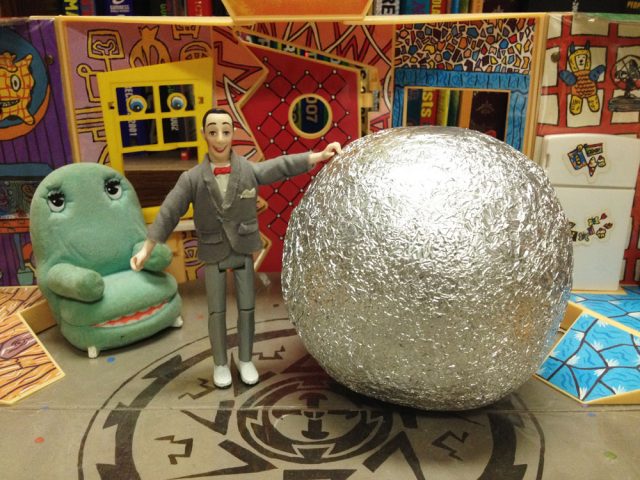 Jamie-Lee’s-Foil-Ball-with-Pee-wee-Herman-Toy-Pee-wee’s-Playhouse - Pee ...